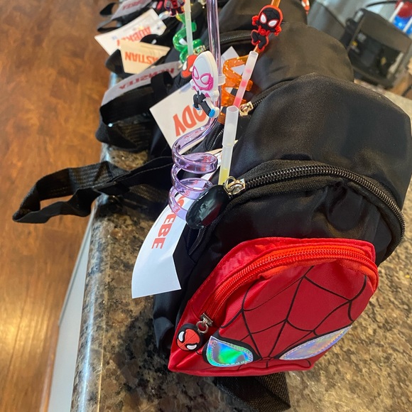 Accessories | Mini Black Spiderman Backpack | Poshmark